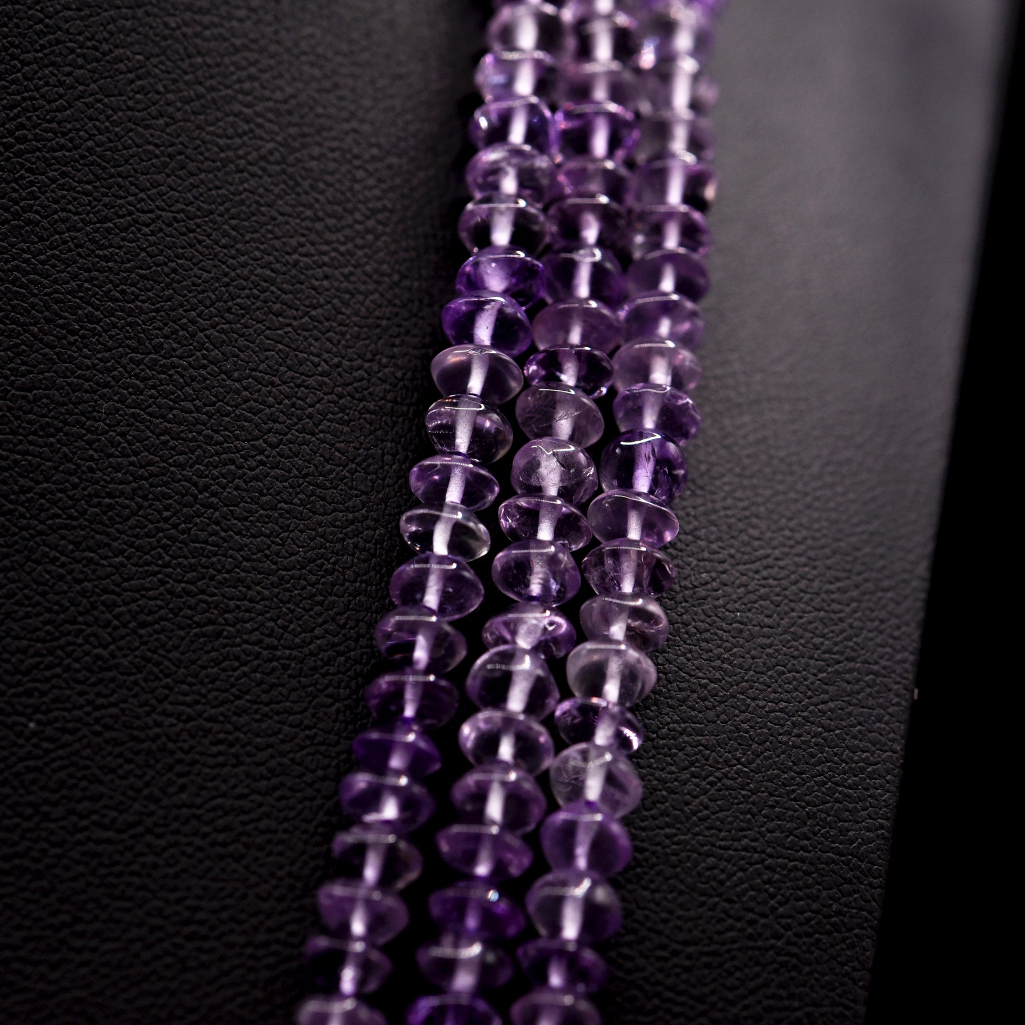 Amethyst Gemstone Beads & Bead Strings Online with JQV Gems UK