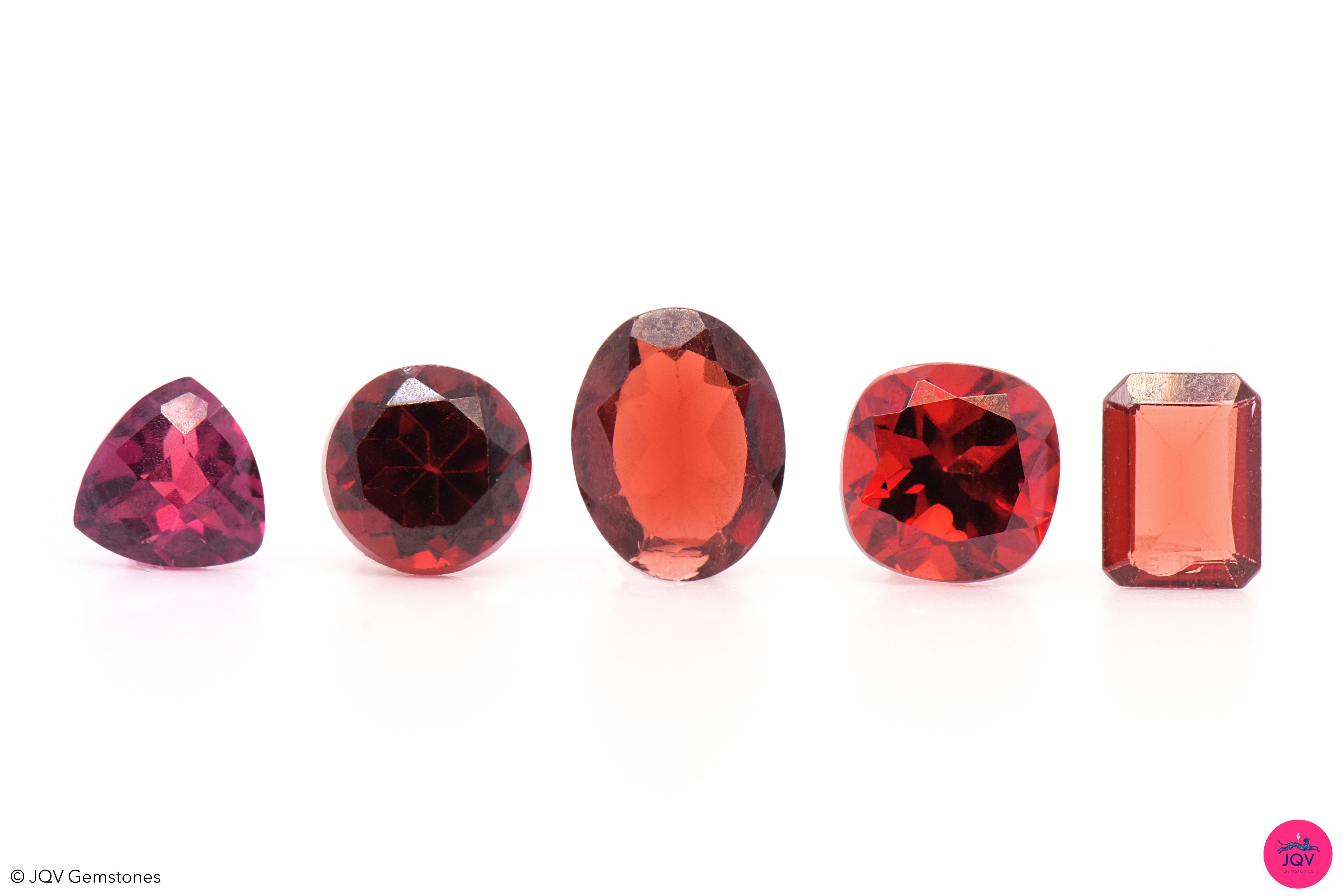 Loose Almandine Garnets from JQV Gemstones