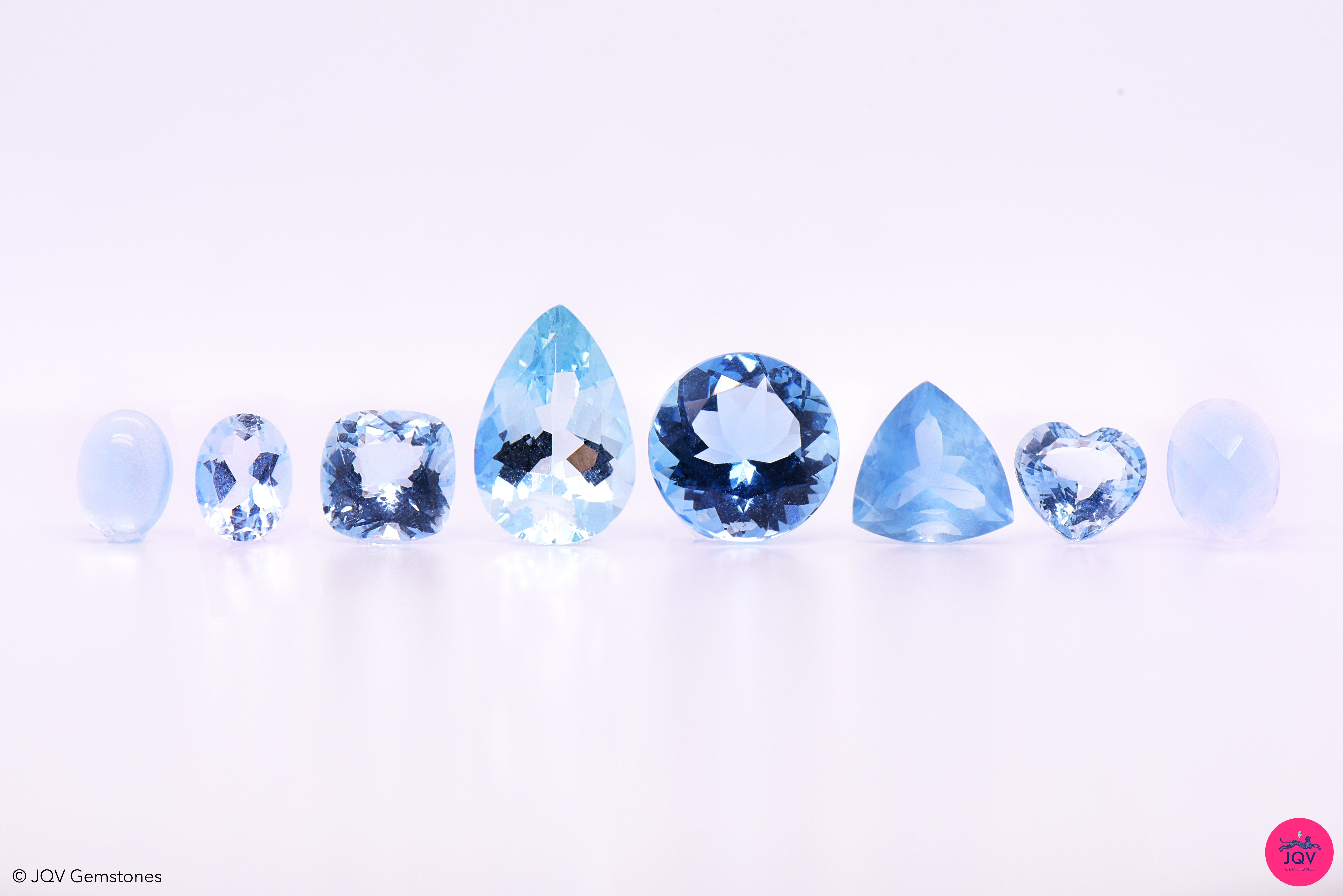Loose Aquamarine from JQV Gemstones