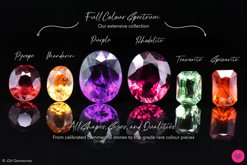 Loose Garnets from JQV Gemstones